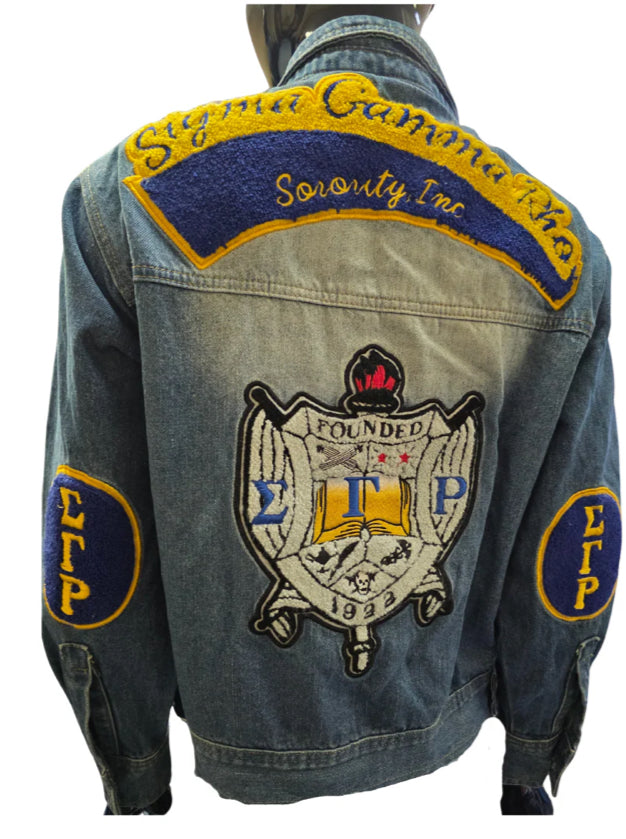 Sigma Gamma Rho - Denim Jacket – Da Greek Spot