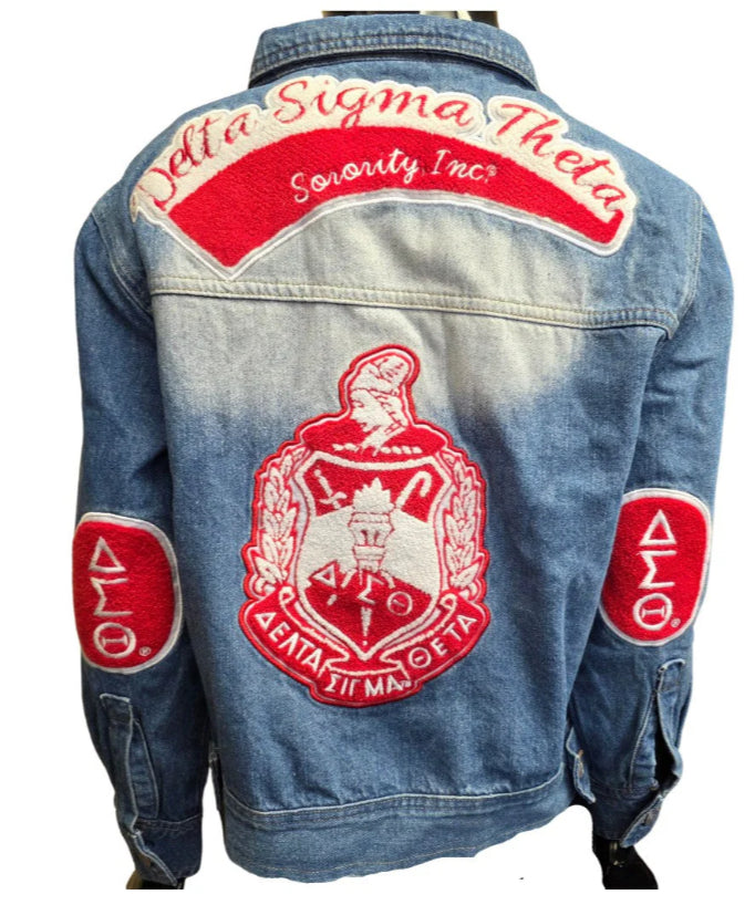 Delta Sigma Theta - Denim Jacket – Da Greek Spot