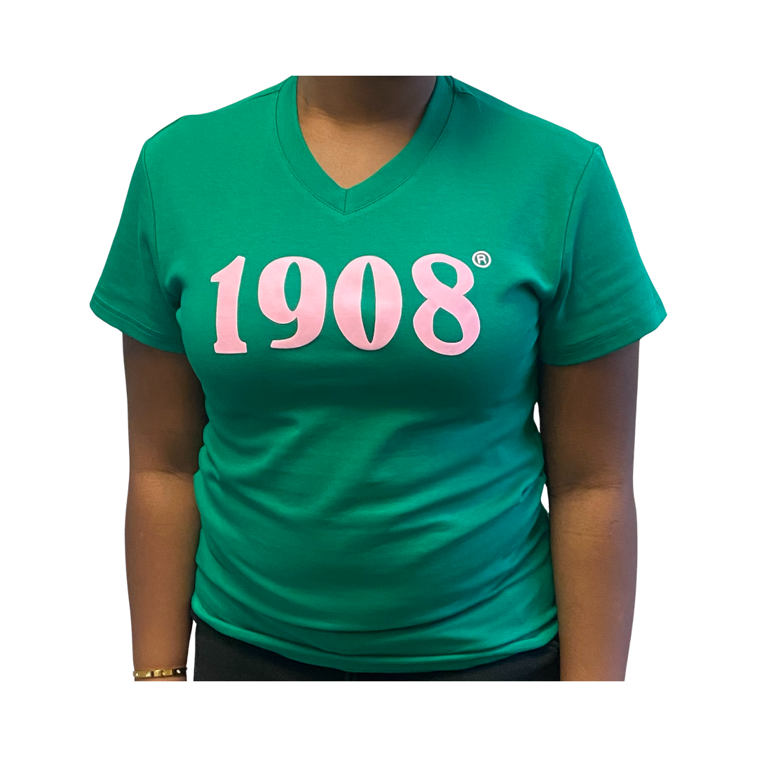 Alpha Kappa Alpha 1908 Puff Print (Soft Touch) Dagreekspot Original Co ...