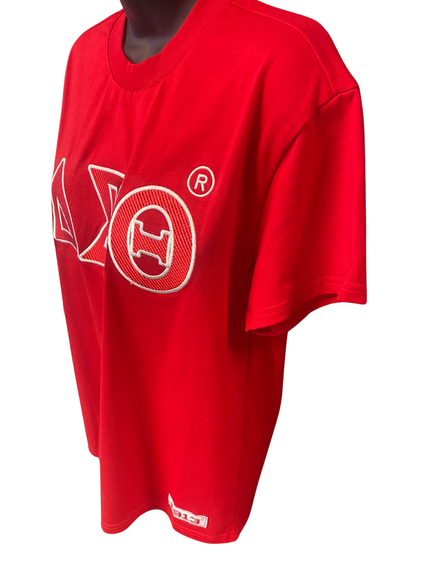 Delta Sigma Theta - Double Stitched Embroidered Short Sleeve Shirt, Da ...