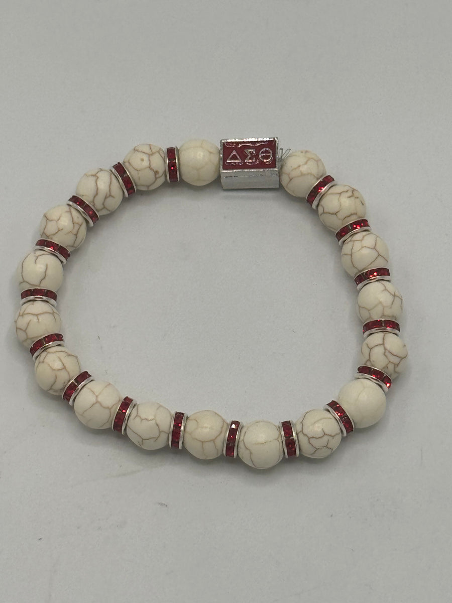 Delta Sigma Theta - Beaded Bracelet – Da Greek Spot