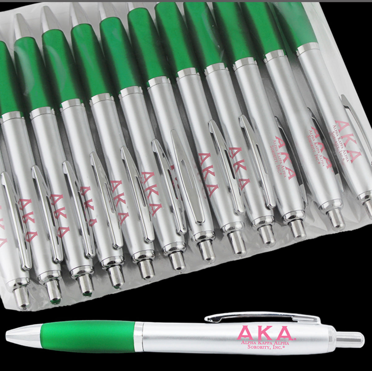 Alpha Kappa Alpha - Pen (Pack of 12) – Da Greek Spot